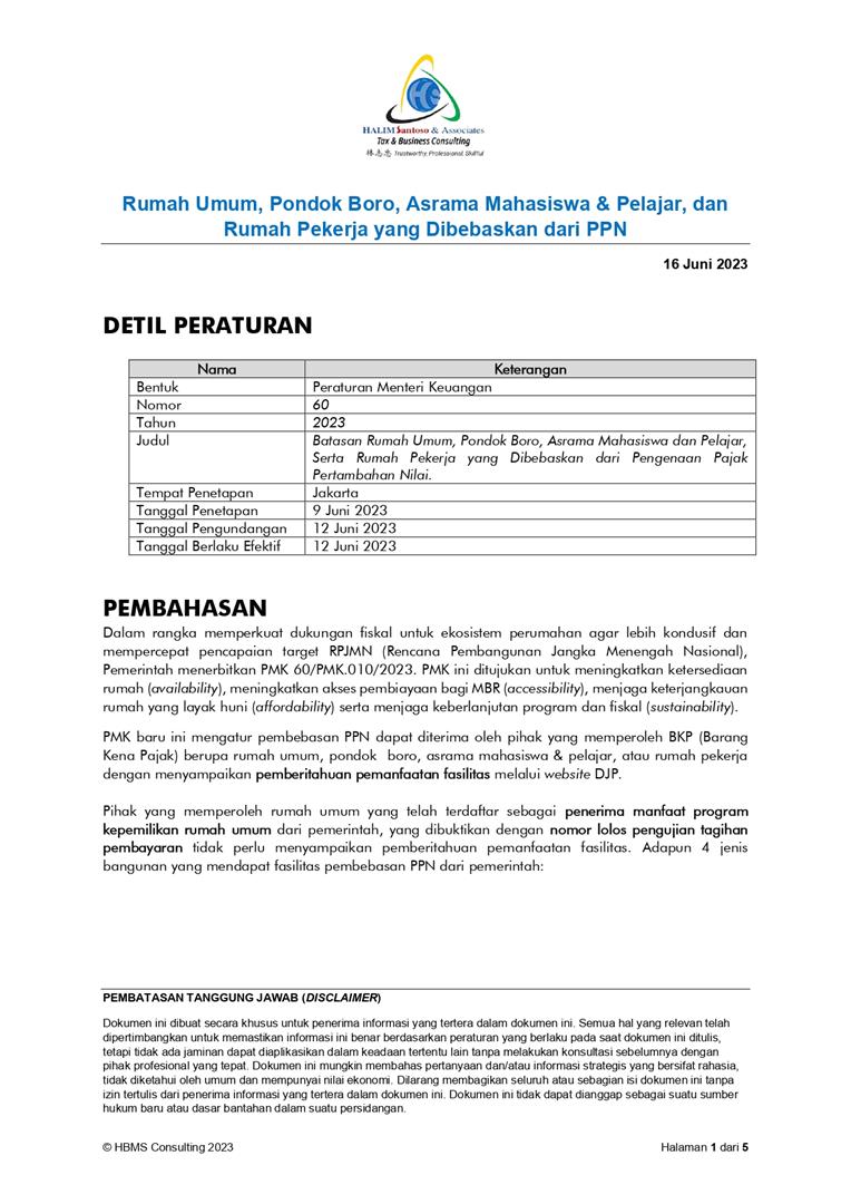 Summary - PMK 60 Tahun 2023 Batasan Rumah Umum, Pondok Boro, Asrama ... Summary - PMK 60 Tahun 2023 Batasan Rumah Umum, Pondok Boro, Asrama ...
